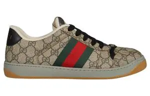 Gucci Gg Monogram Screener Sneakers - Beige/ebony