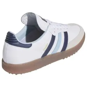Adidas Samba Spikeless Golf Sneakers - Cloud White/night Indigo/clear Sky