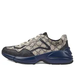 Gucci Gg Rhyton Monogram Sneakers - Blue