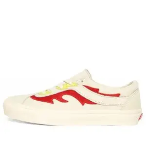 VANS Bold Ni "flamethrower" Sneakers - Creamyellow/red