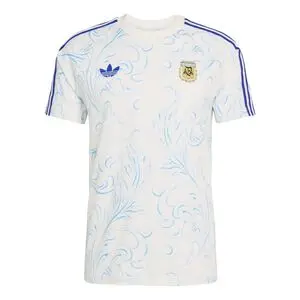Adidas Argentina 2026 All Over Print T-shirt - Off White
