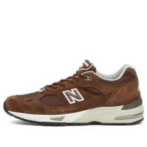 NEW BALANCE 991 Made In England - Mocha Brown/white