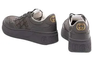 Gucci Gg Monogram Lace-up Sneakers
