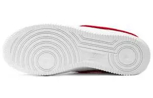Nike Force 1 '07 Lv8 Chenille Swoosh Sneakers - White/blue/red