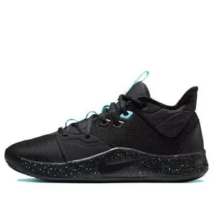 Nike Pg 3 "light Aqua" Basketball Sneakers - Black