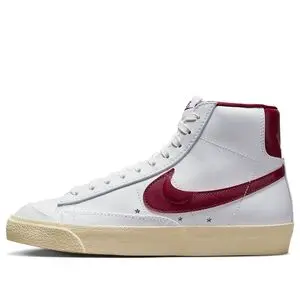 Nike Blazer Mid High Top Sneakers - White/red