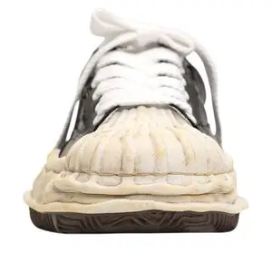 Mihara Yasuhiro Blakey Og Sole Film Attached Canvas Low Top Sneakers - Black