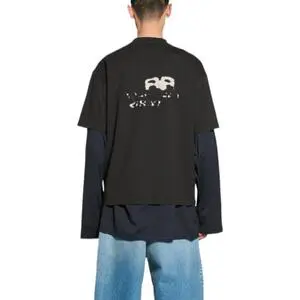 Balenciaga Hand-drawn Bb Icon T-shirt Medium Fit