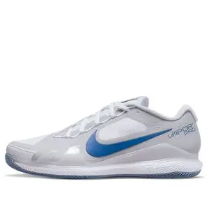 Nike Nikecourt Air Zoom Vapor Pro Tennis Shoes - Grey/blue