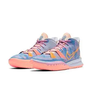 Nike Kyrie 7 Ep "expressions" High Top Basketball Sneakers - Pink/blue/yellow