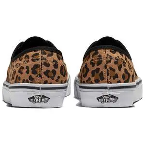 VANS Authentic Animalier Leopard Print Sneakers - Black/brown