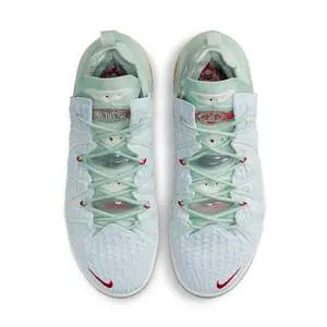 Nike Lebron 18 Ep "empire Jade" Mid Top Sneakers - White/gold/red