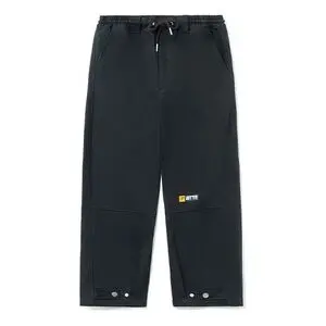 LI-NING X Back To The Future Logo Loose Fit Pants - Black
