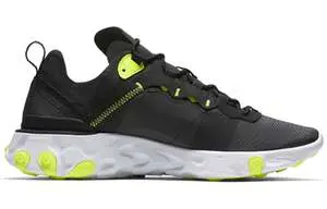 Nike React Element 55 Sneakers - Black/wolf Grey/volt