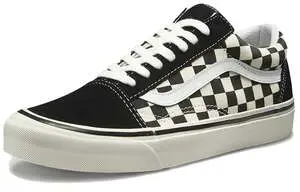 VANS Old Skool 36 Dx Anaheim Factory Black Checkerboard Sneakers - Black/white