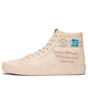 VANS Vivienne Westwood X Sk8-hi 'anglomania' Vegetable Tanned Leather High Top Sneakers - Tan
