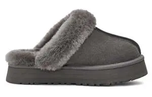 UGG Disquette Fluff Slipper - Gray