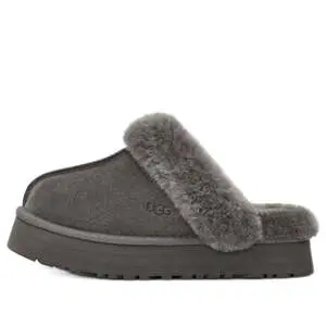 UGG UGG Disquette Fluff Slipper Gray