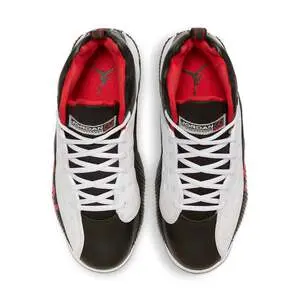 JORDAN Air Jumpman Team 2 High Top Sneakers - White/black/true Red