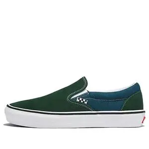 VANS Slip-on Sneakers - Green/white/blue