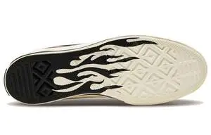 CONVERSE Chuck 70 Low Top Archival Flame Print Sneakers - Black