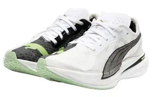 PUMA Deviate Nitro Elite 2 Running Sneakers - White/black/lime