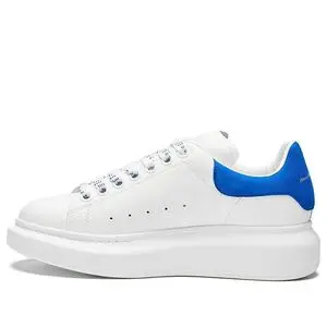 Alexander McQueen Alexander McQueen Oversized Lace-Up Sneakers White/blue