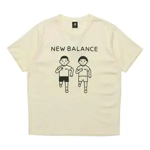 NEW BALANCE X Noritake Co-branded Fun Pattern Short Sleeve Shirt - Ivory