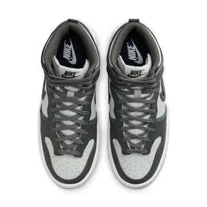 Nike Dunk High Top Sneakers - Gray/black/gray