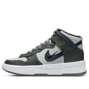 Nike Dunk High Top Sneakers - Gray/black/gray