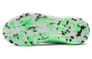 PUMA Mb.02 Lamelo Ball "lamel-o" High Top Athletic Sneakers - Elektro Green/white