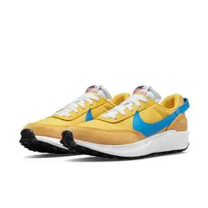Nike Waffle Debut Sneakers - Yellow/blue