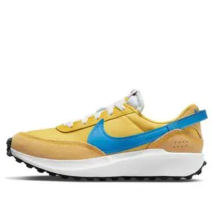 Nike Waffle Debut Sneakers - Yellow/blue