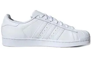 Adidas Superstar Low Top Lace Up Sneakers - Ftwwht/ftwwht/ftwwht