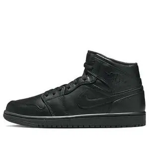 JORDAN Air Jordan 1 Mid "Triple Black" Sneakers Black
