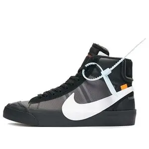 Nike Off-white X Blazer Mid "grim Reapers - Black/white-cone