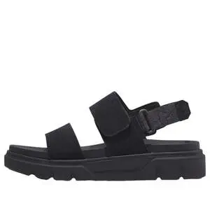 Timberland Greyfield 2 Back Strap Sandals - Black Suede
