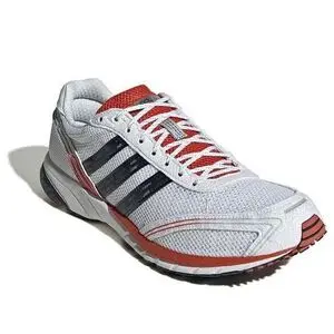 Adidas Adizero Adios Athletic Sneakers - Cloud White/preloved Red/core Black