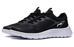 LI-NING Light Feather Sneakers - Black/white