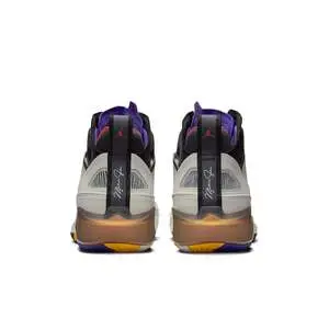 JORDAN 37 Pf "beyond Borders" Sneakers - Light Bone/fire Red/black