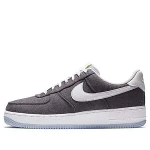 Nike Force 1 Low '07 Recycled Canvas Sneakers - Iron Grey/white/barely Volt