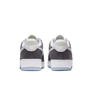 Nike Force 1 Low '07 Recycled Canvas Sneakers - Iron Grey/white/barely Volt