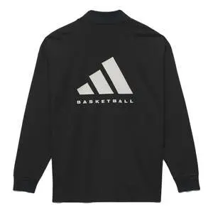 Adidas Basketball Long Sleeve T-shirt - Black/talc