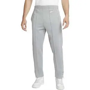 Nike Solid Color Logo Embroidered Casual Sports Pants 'gray