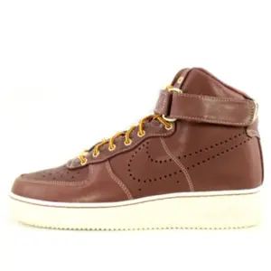 Nike Force 1 High Top Lace-up Sneakers - Red