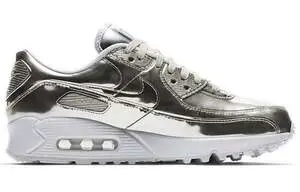 Nike Max 90 "metallic Pack Chrome" Sneakers - Silver