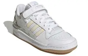 Adidas Forum Low Ecru Tint Gum Sneakers - White