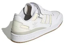 Adidas Forum Low Ecru Tint Gum Sneakers - White