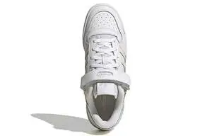 Adidas Forum Low Ecru Tint Gum Sneakers - White
