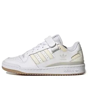 Adidas Forum Low Ecru Tint Gum Sneakers - White
